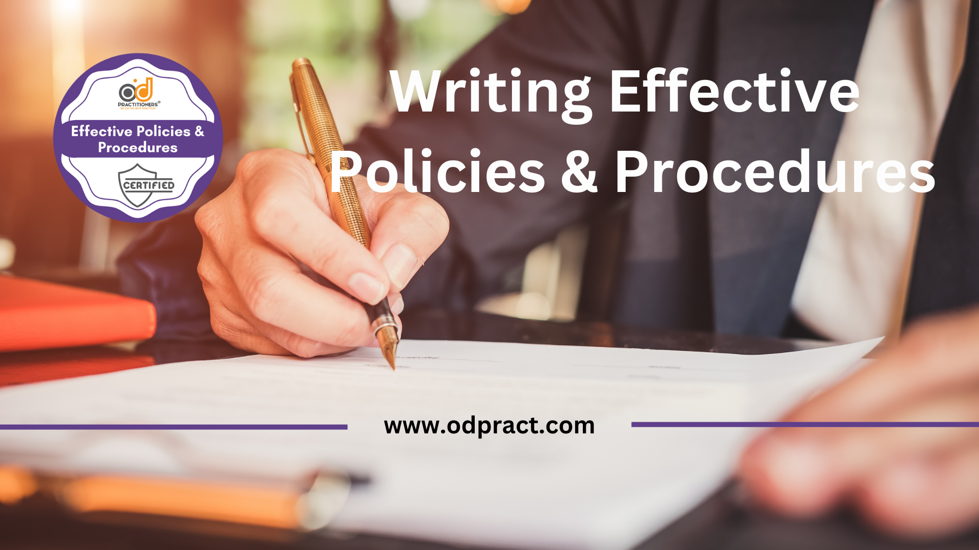 Writing Effective Policies And Procedures - OD Practitioners